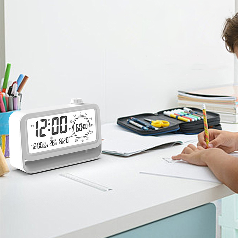 LCD Display Children Alarm Clock with 60 Minutes Visual Timers ...