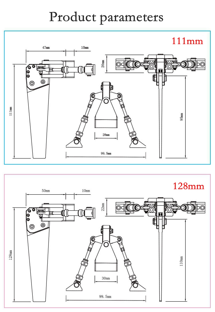 tfl RC Boat Rudder 110mm 128mm Simulation Hydraulic Low-resistance ...