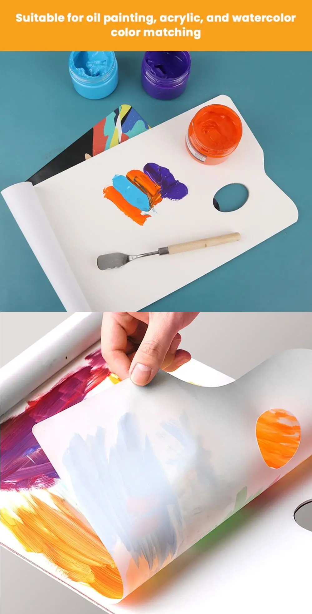 30Sheets/Book Paper Paper Palette A3/A4/9K Tearable Watercolor Color ...