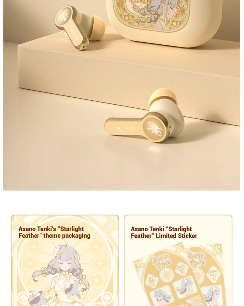 TANCHJIM MINO Star Feather Asano Tenki Limited edition TWS noise ...