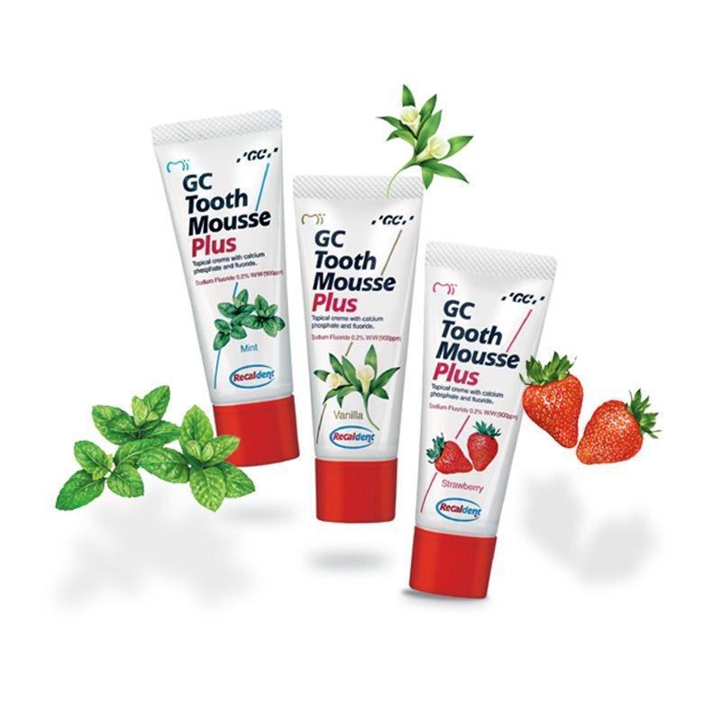 GC Tooth Mousse Topical creme with bio-available calcium and phosphate ...