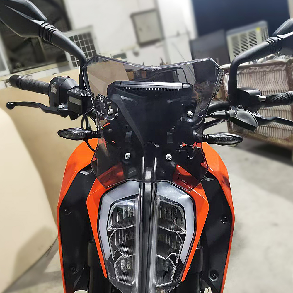 For KTM DUKE390 DUKE125 DUKE 390 DUKE 125 2017-2023 Windshield Front ...