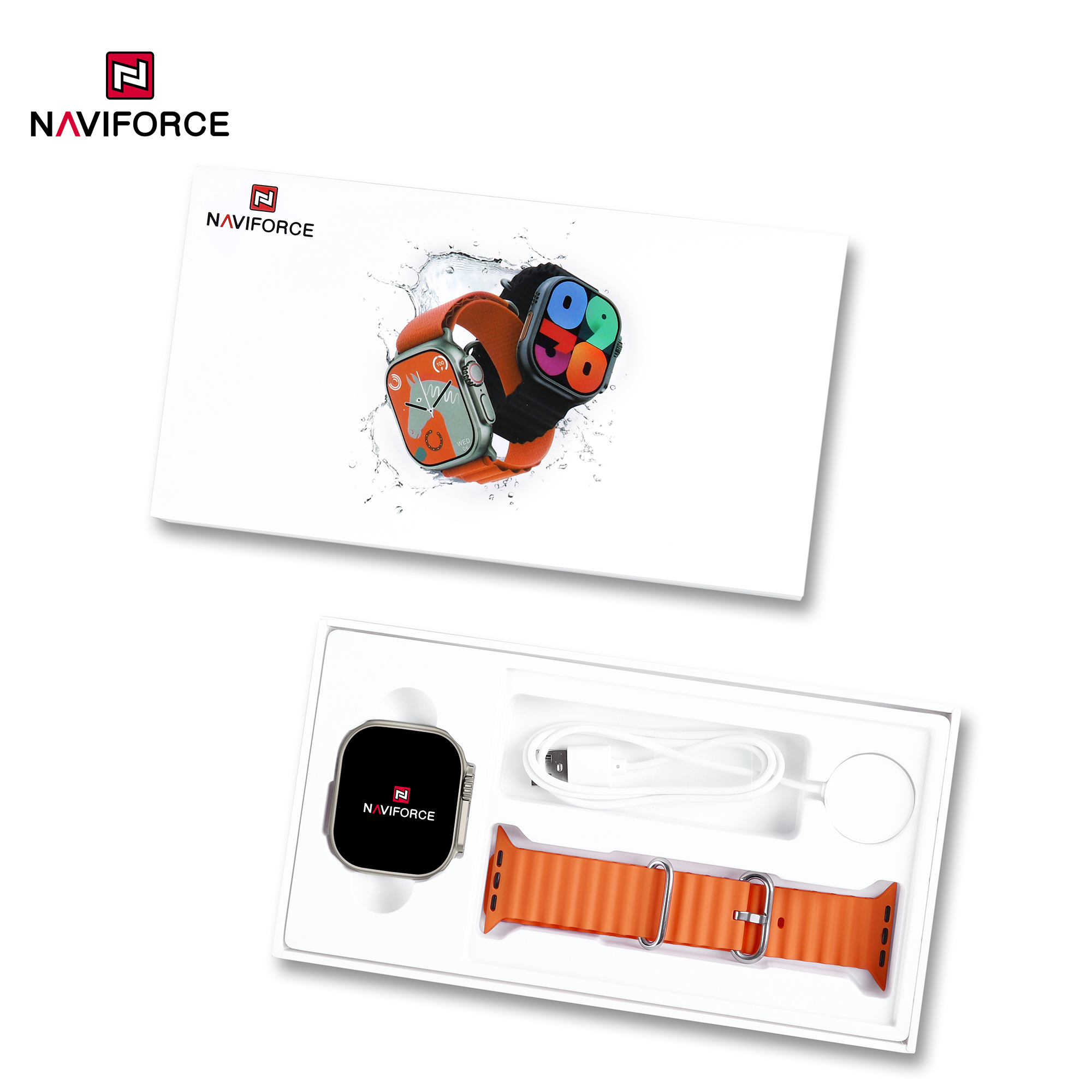 NAVIFORCE NT13 Smartwatch Bluetooth Call Online Payment Multi-language ...