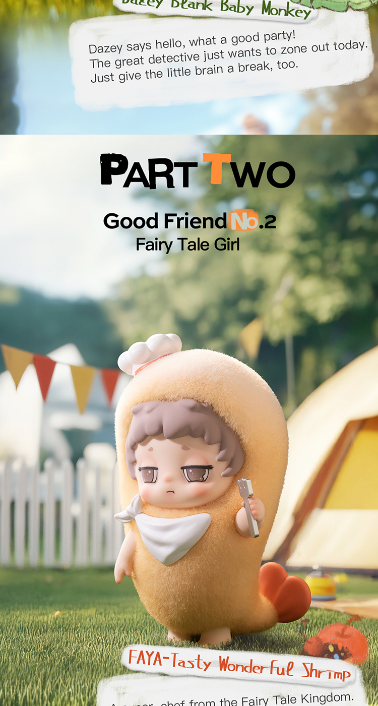 Heyone Good Friends Costume Party Fluffy Figure Blind Box | Shopee Malaysia