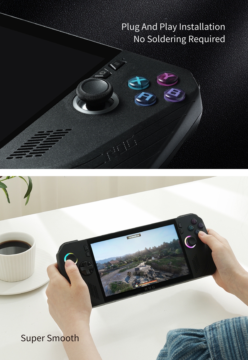 GuliKit Electromagnetic Joystick Module for Ally X GuliKit RG01 Hall Effect Joystick Compatible ...