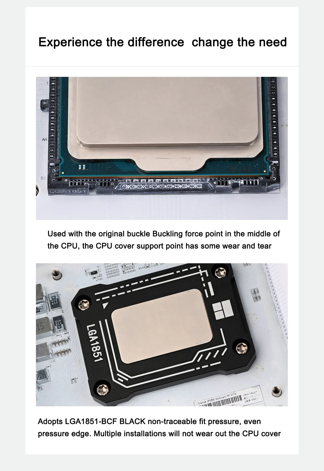 Thermalright LGA1851/LGA1700-BCF Black CPU Bending Corrector Frame ...