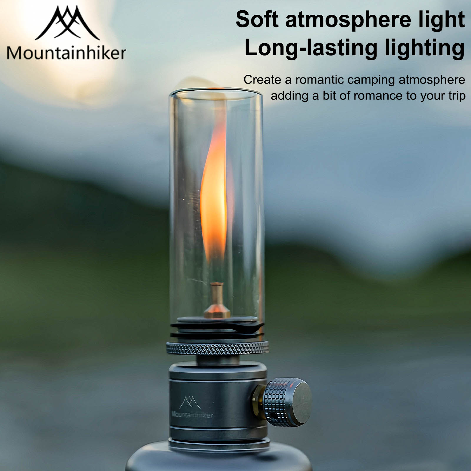 MOUNTAINHIKER Outdoor camping lamp atmosphere gas lamp small night ...