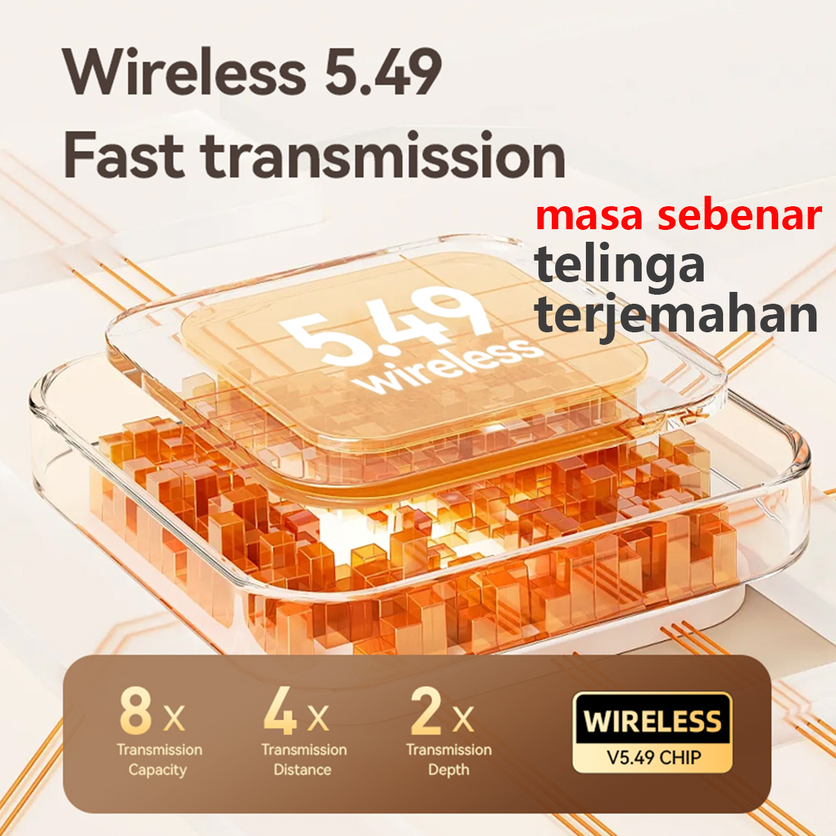 Real Time Languages Translation earphones AI Intelligent Voice ...