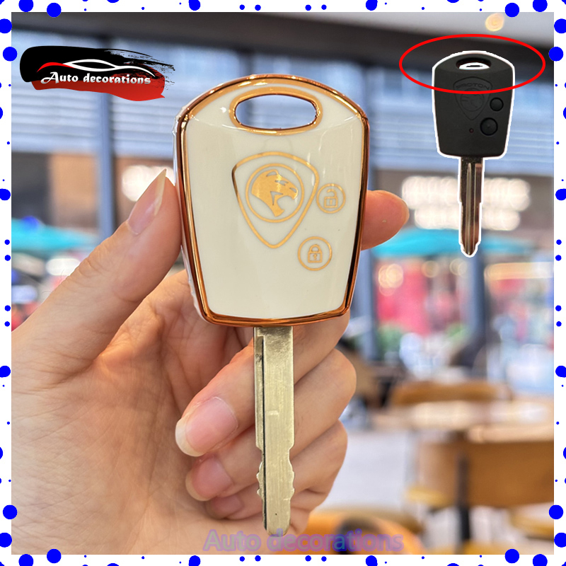 Proton car key case For Proton Persona/Saga gen2 gold edge key covers ...