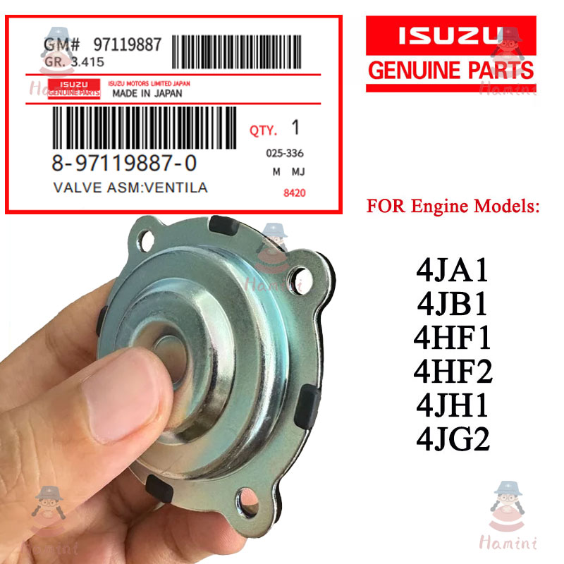 Isuzu Genuine PCV Valve Diaphragm (4 Holes): Crosswind Sportivo ...
