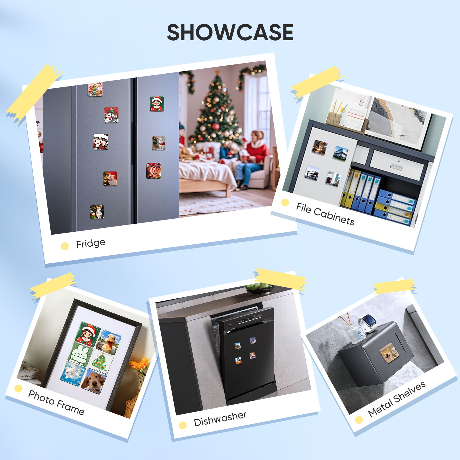 Local delivery+COD 50*50mm Square Refrigerator Badge Machine with 100 ...