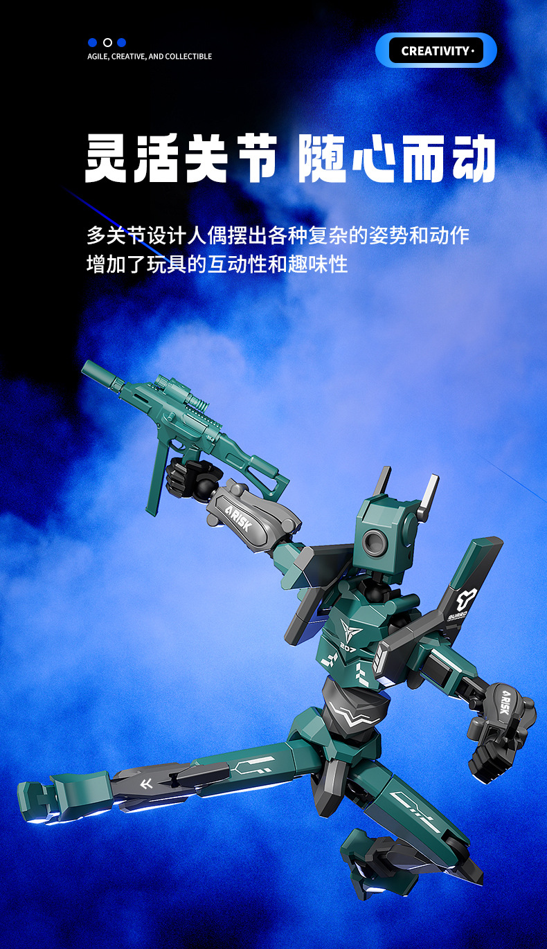 Sentry 3D printed Dummy 13 Action Figure,T13 DIY gift,Lucky 13 toys for ...