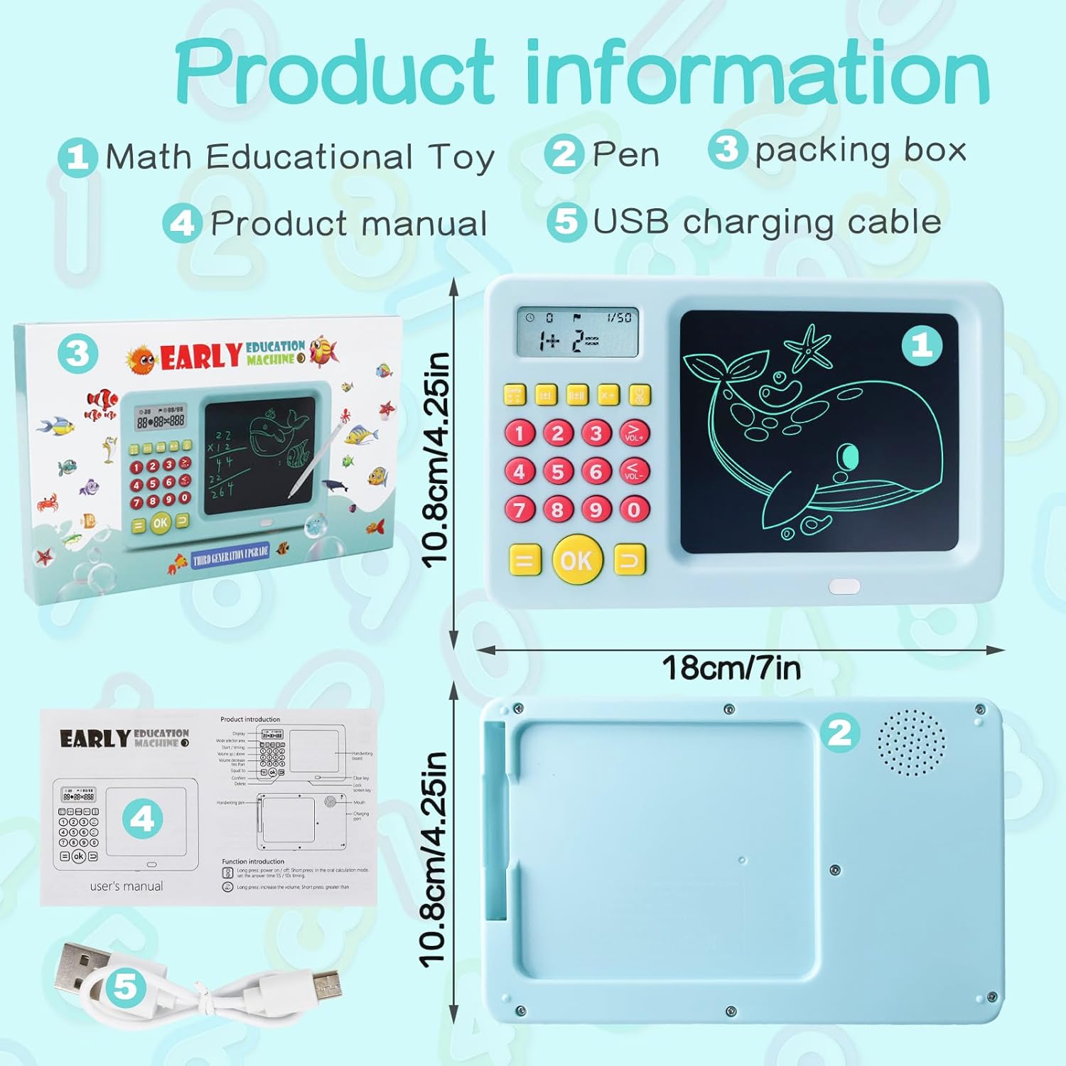 Interactive Electronic Math Game with Sketch Pad - Educational Math ...
