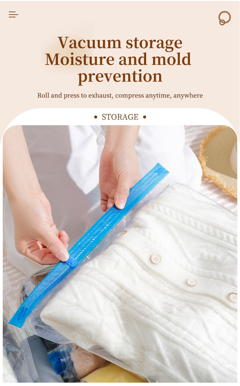 🔥MY stock🔥Hand Roll Compression Bag Compression Bag Storage Bag Travel ...