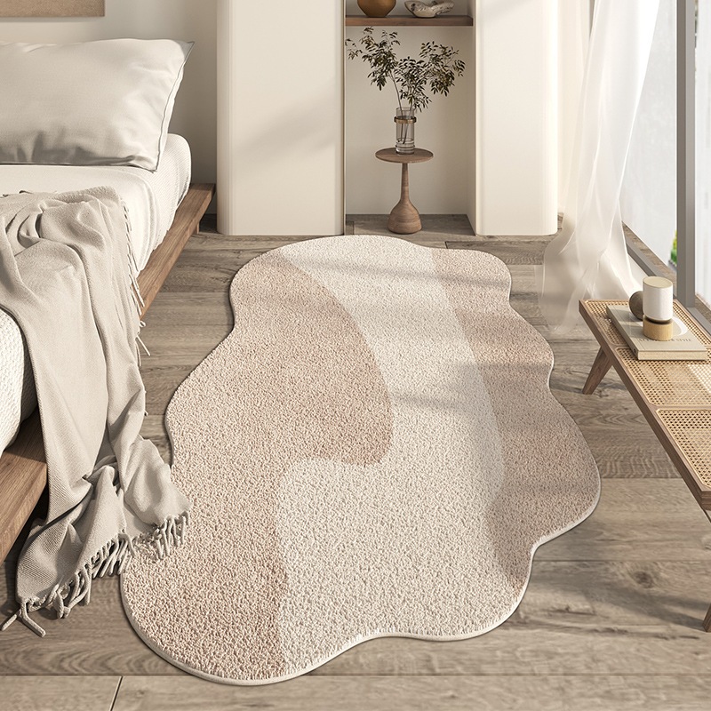 Bedroom Carpet Imitation Cashmere Bedroom Decoration Bedside Floor Mat ...