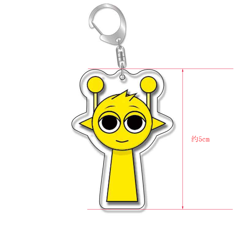 41 Styles Sprunki Incredibox Acrylic Keychain Key Pendant Phone Chain ...