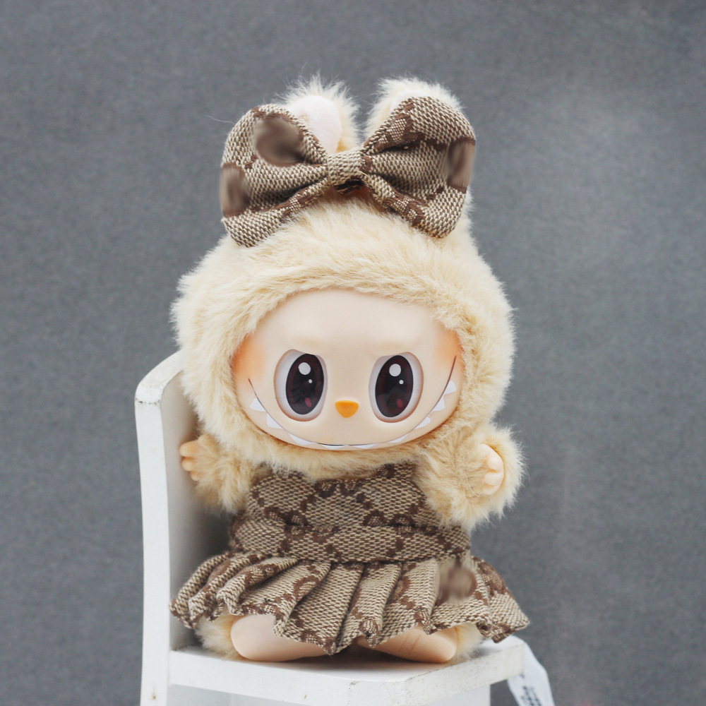 15cm 17cm Labubu clothes skirt for Baby Three Cute Bunny & Liila ...