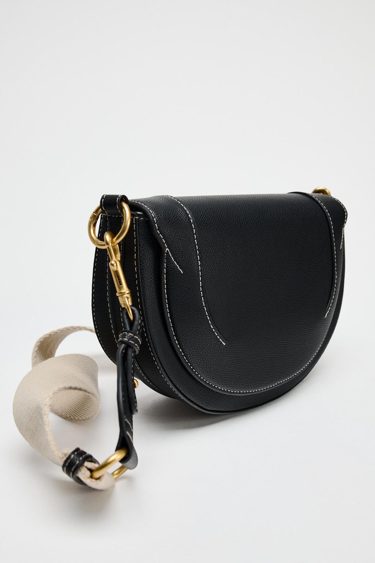 2025 New Style ZARA Saddle Bag Ladies High-End Sense Shoulder Bag ...