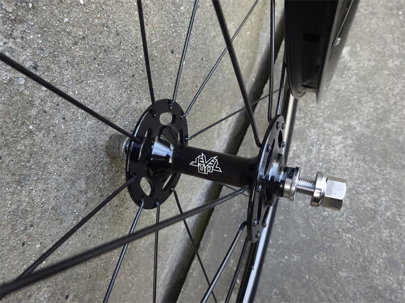 LEVEL UP 700c fixed gear wheelset bike high strength aluminium rim ...