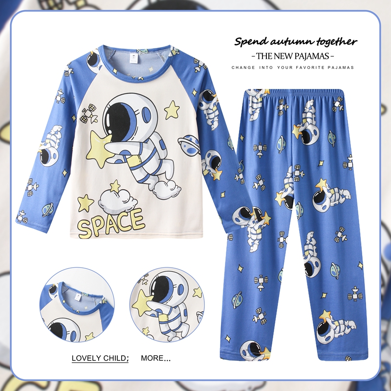 Spaceman Kids Pyjamas Boys Pajamas Ultraman Cartoon Printing baby boy ...