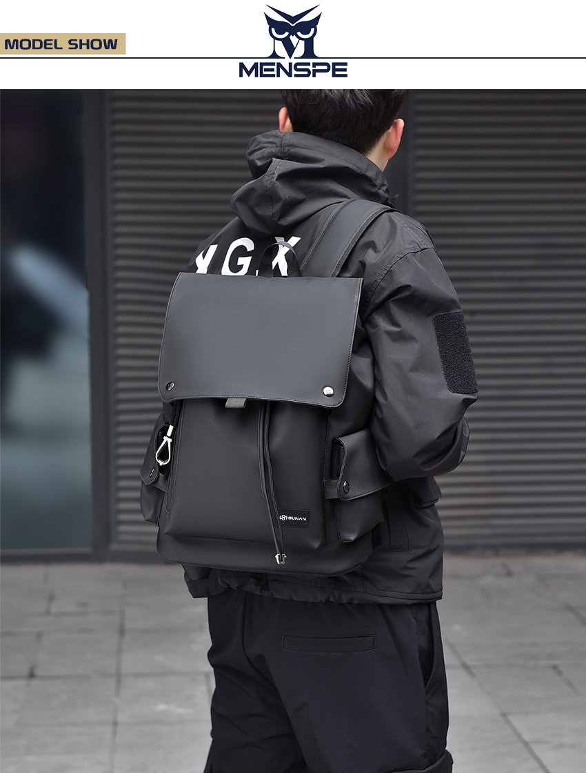 MENSPE Men’s Backpack Fashion Unisex Laptop Backpack Student’s Backpack ...