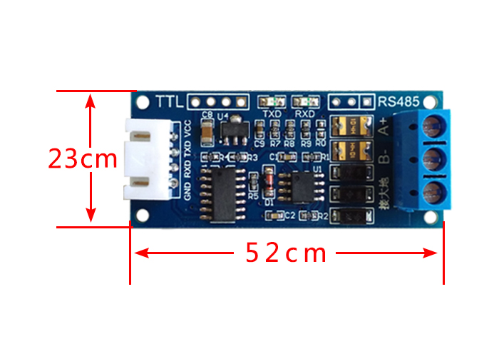 K485 Module Mutual Conversion TL Signal Microcontroller Serial Port UART Lightning Protection ...