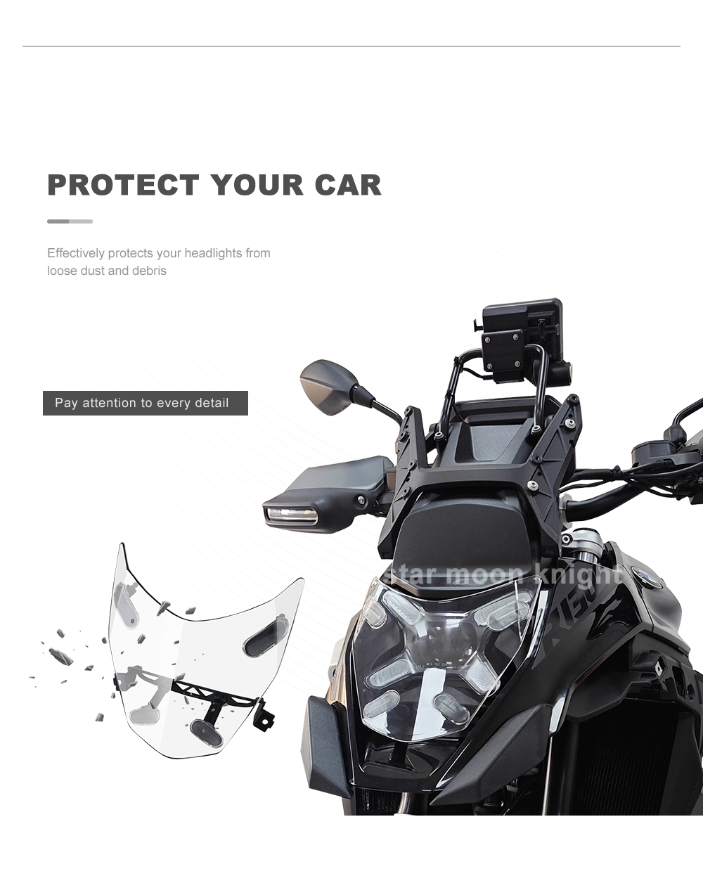 Motorcycle Headlight Protector For BMW R 1300 GS R1300 GS R1300GS ...