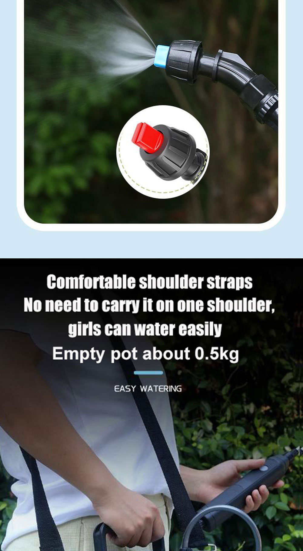 4000 mAh 8L Battery Pump Racun Portable Rechargeable Knapsack Battery ...