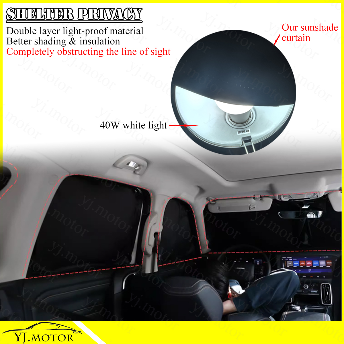 For 2024 BYD Sealion 7 Car Windshields Front Rear Window Sunshade UV ...