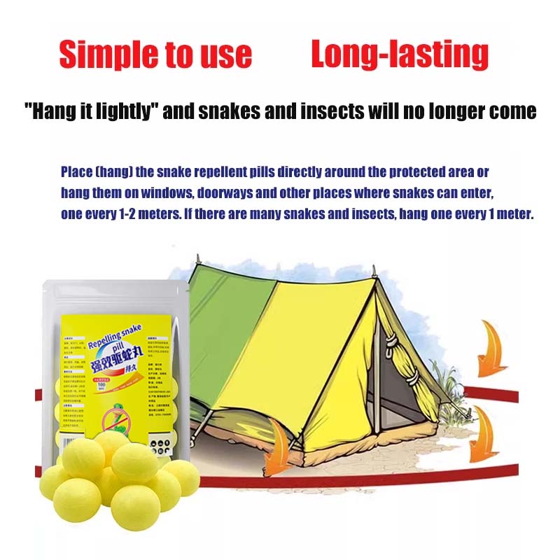 No Snakes in 100 Years Snake Repellent 10 pellets Long-Acting Snake ...