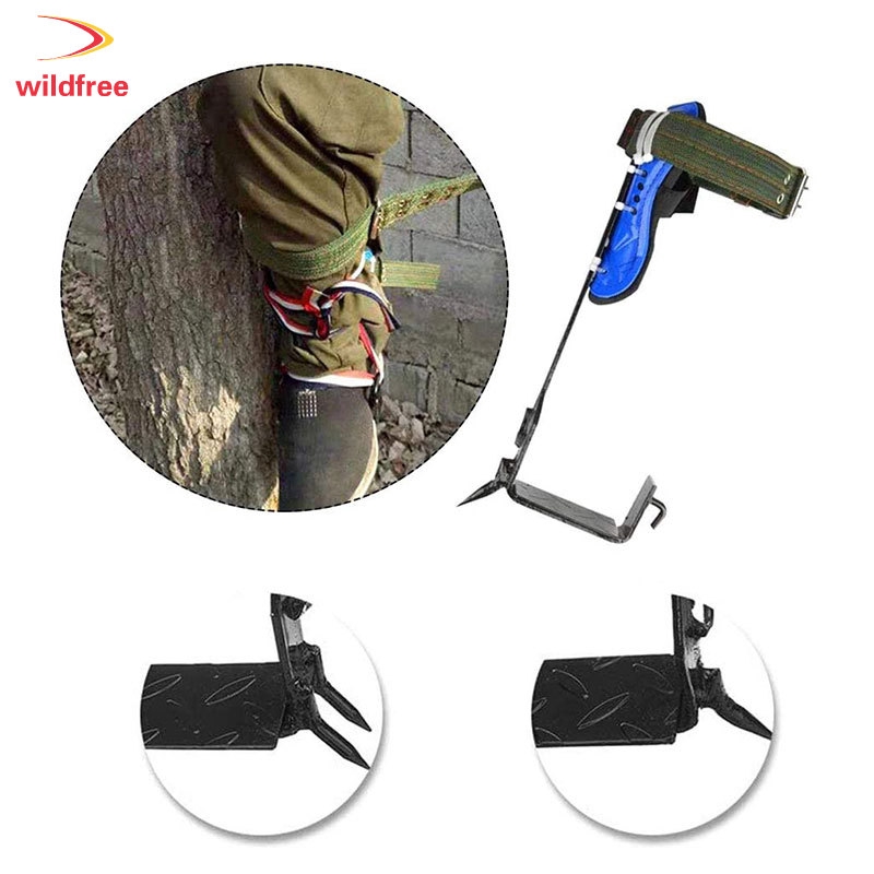 Tree Pole Climbing Spike Set 1/2 Gears Steel Claw Climbing Tree Spikes ...