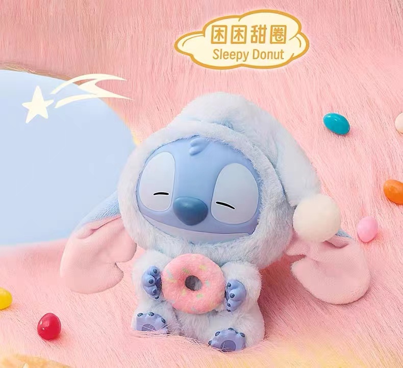 MINISO Disney Stitch has to take a bite no matter how sleepy he is ...