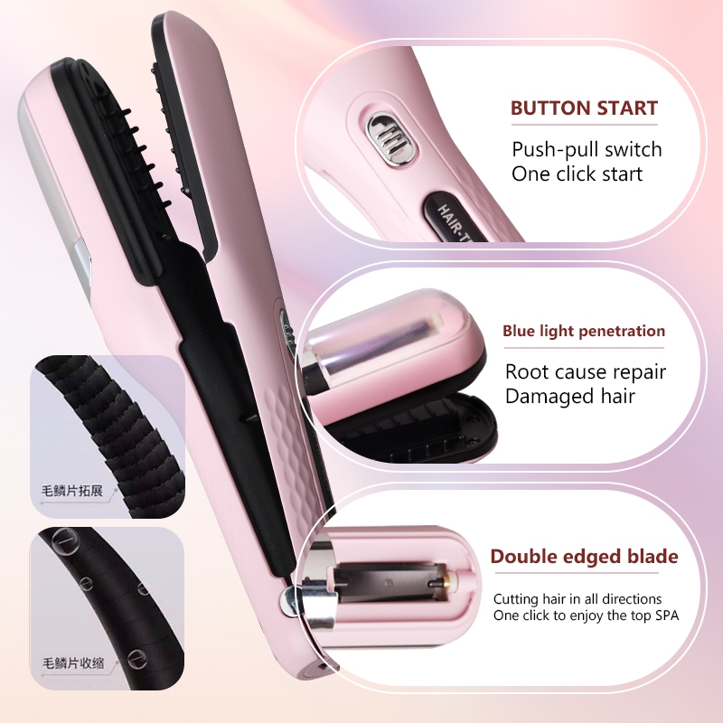 [Local Shipment] Electric Hair Clipper Split End Remover Damaged Hair ...