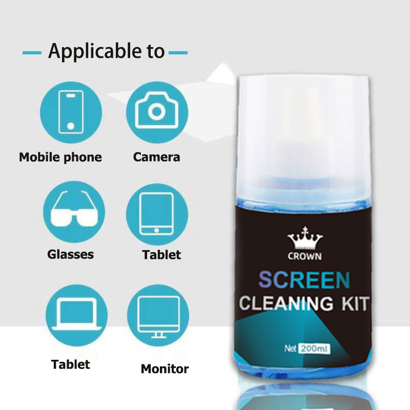 CROWN Monitor Screen Cleaner Kit for Mobile Phone Pencuci Screen TV ...