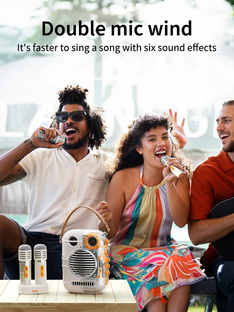 Divoom Spark-Pro Karaoke Bluetooth Speaker – Portable Fun