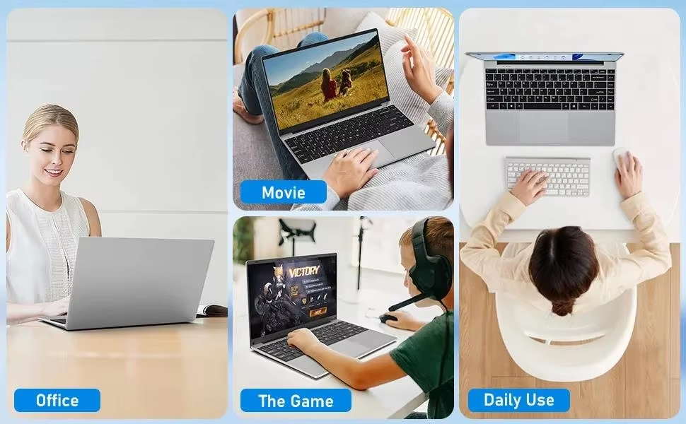 [Pre installed MS Office]2026 New i9 Laptop Computer 15.6" IPS Screen ...