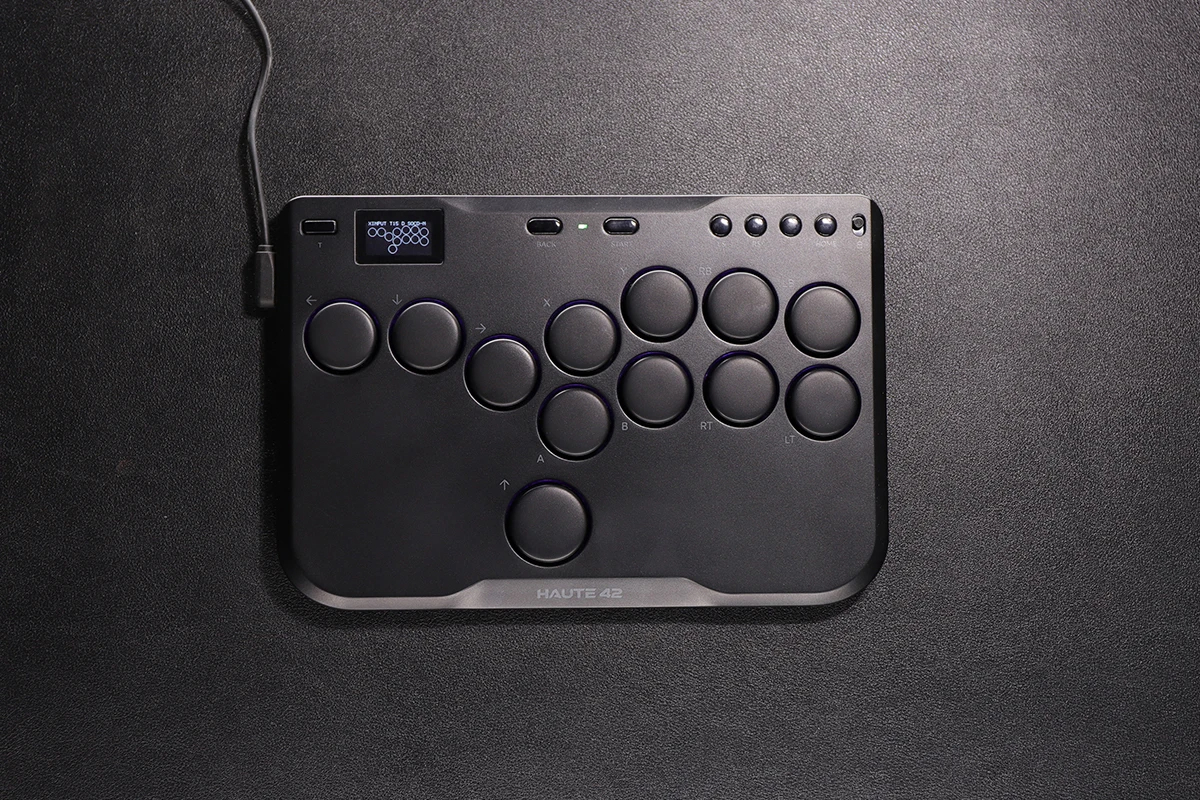 Haute42 Joystick Hitbox Fightstick Leverless Mini Arcade Controller For ...