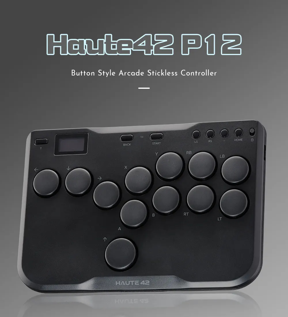 Haute42 Joystick Hitbox Fightstick Leverless Mini Arcade Controller For ...