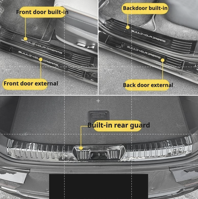 For byd seal 2023-2025 stainless steel Welcome Pedal Sill Scuff Plate ...