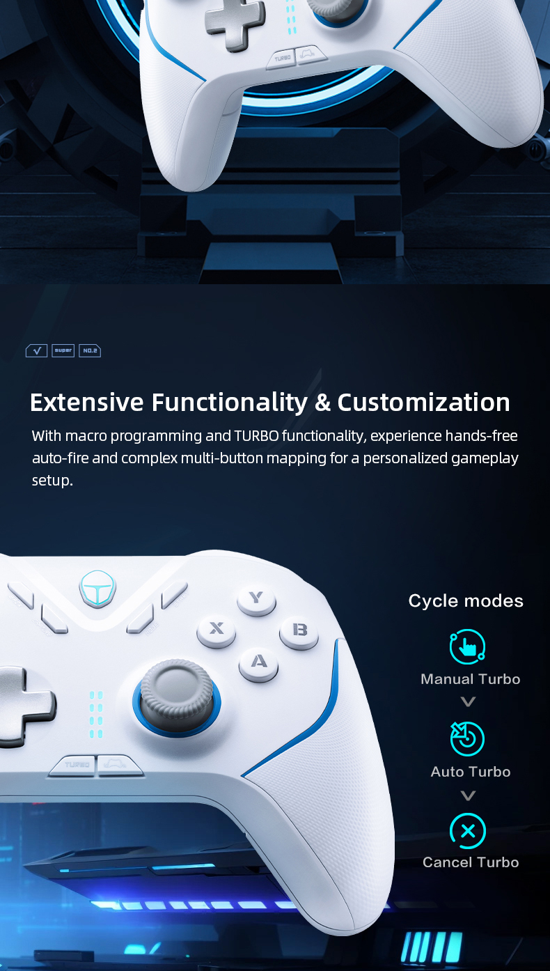 Thunderobot G50 Ultra Wireless Gamepad Controller TMR Joysticks Hall ...