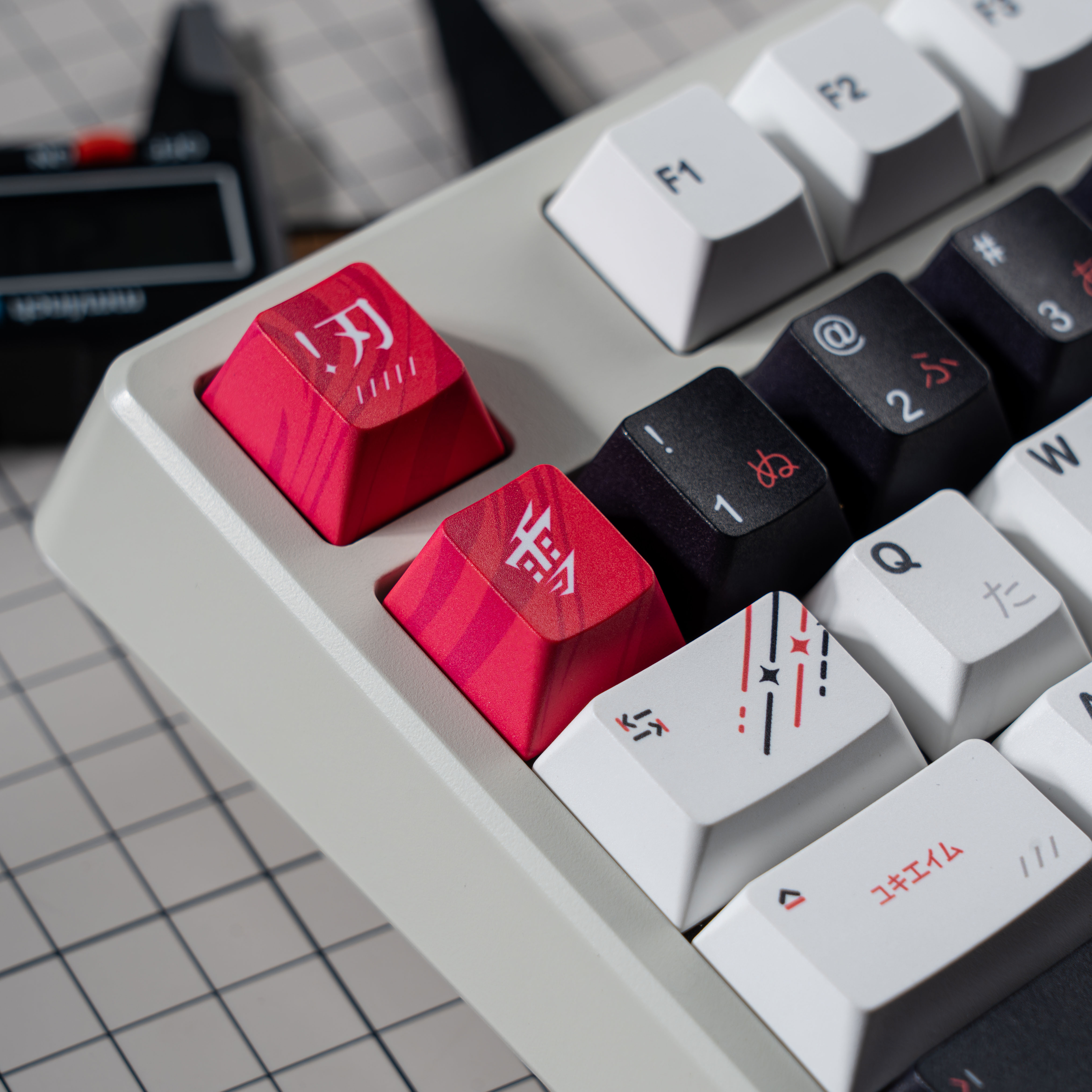 Yuki Aim katana keycaps Cherry Profile Dye-Sub PBT Keycap Mechanical Keyboard Keycaps | Shopee ...