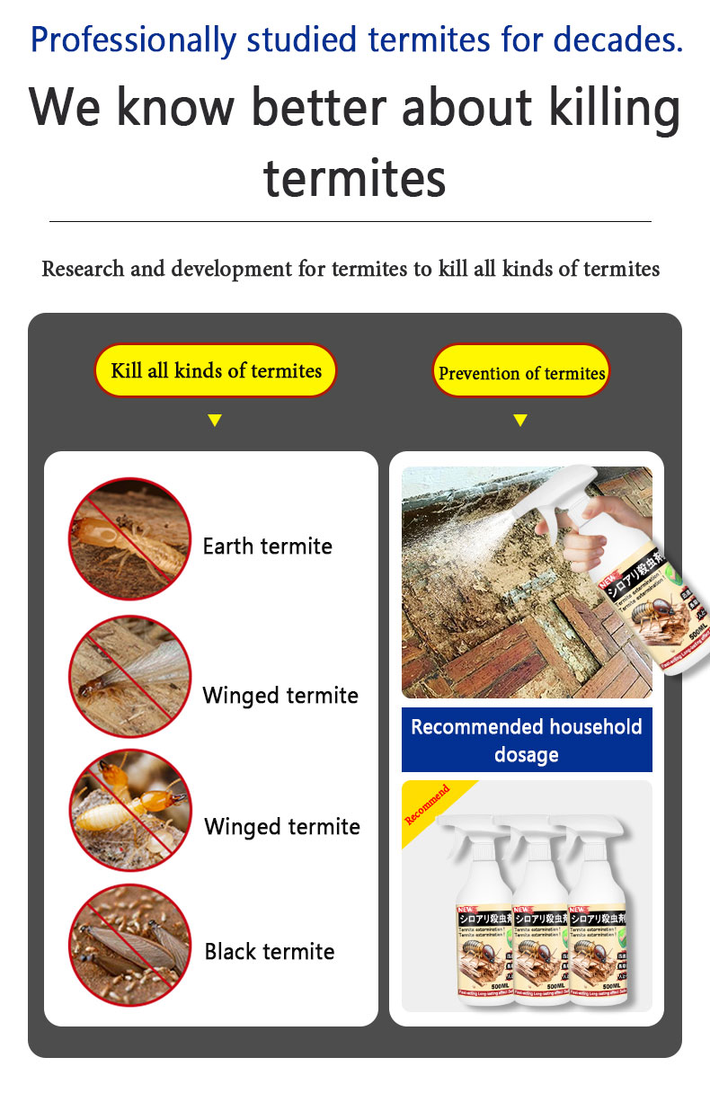 【No termites for 50 years】CC Termite killer spray Ubat anai anai ...