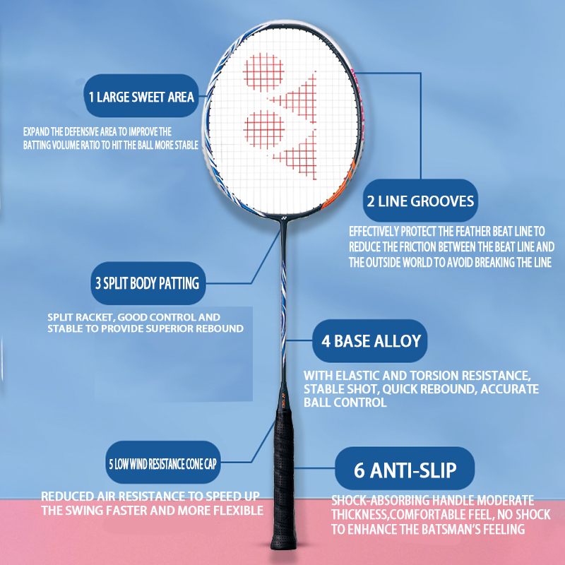 YONEX ASTROX 100ZZ Kurenai Badminton Racket Full Carbon NANOFLARE 1000 ...