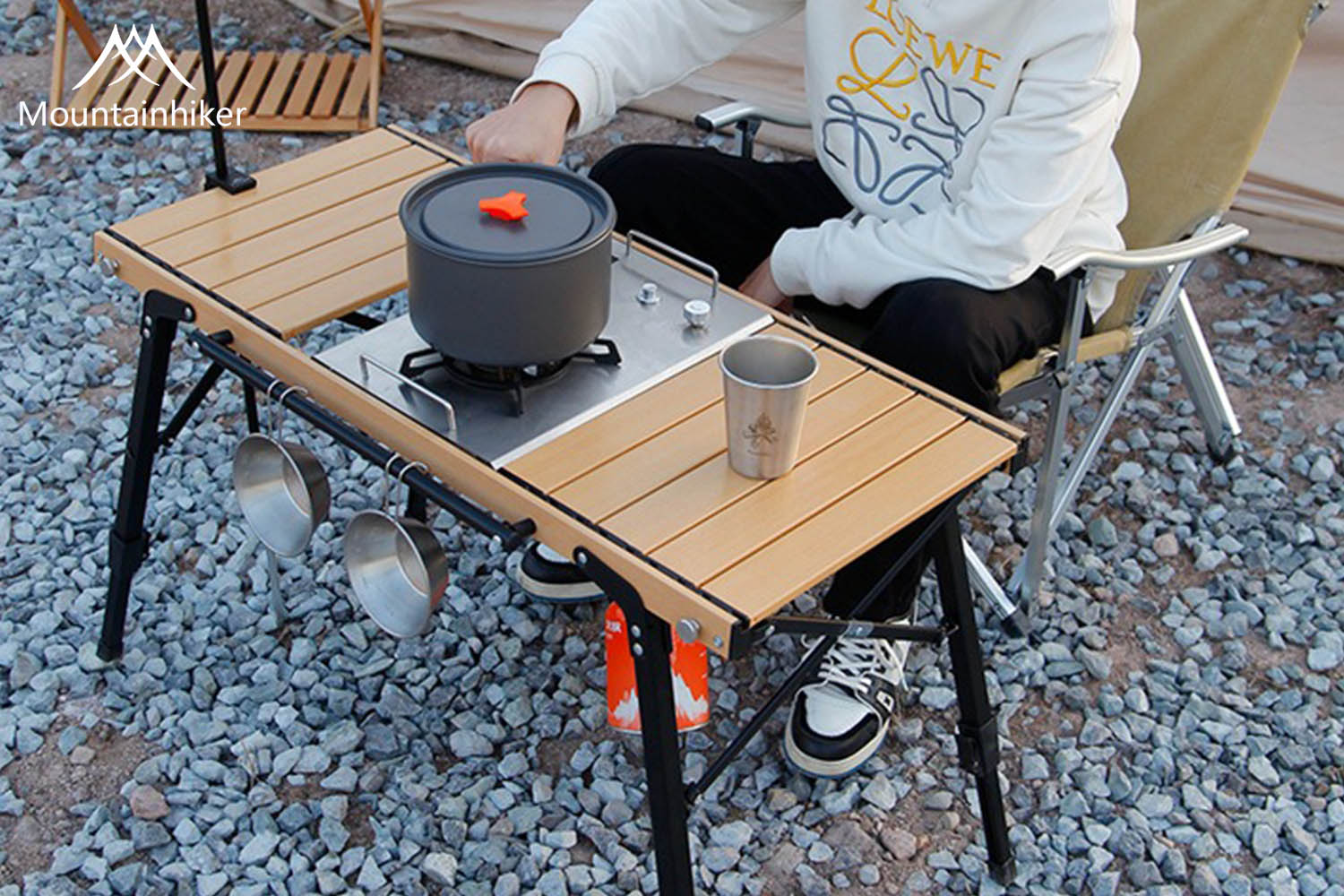 MOUNTAINHIKER IGT Table Camping Outdoor Portable Picnic Meja Foldable ...