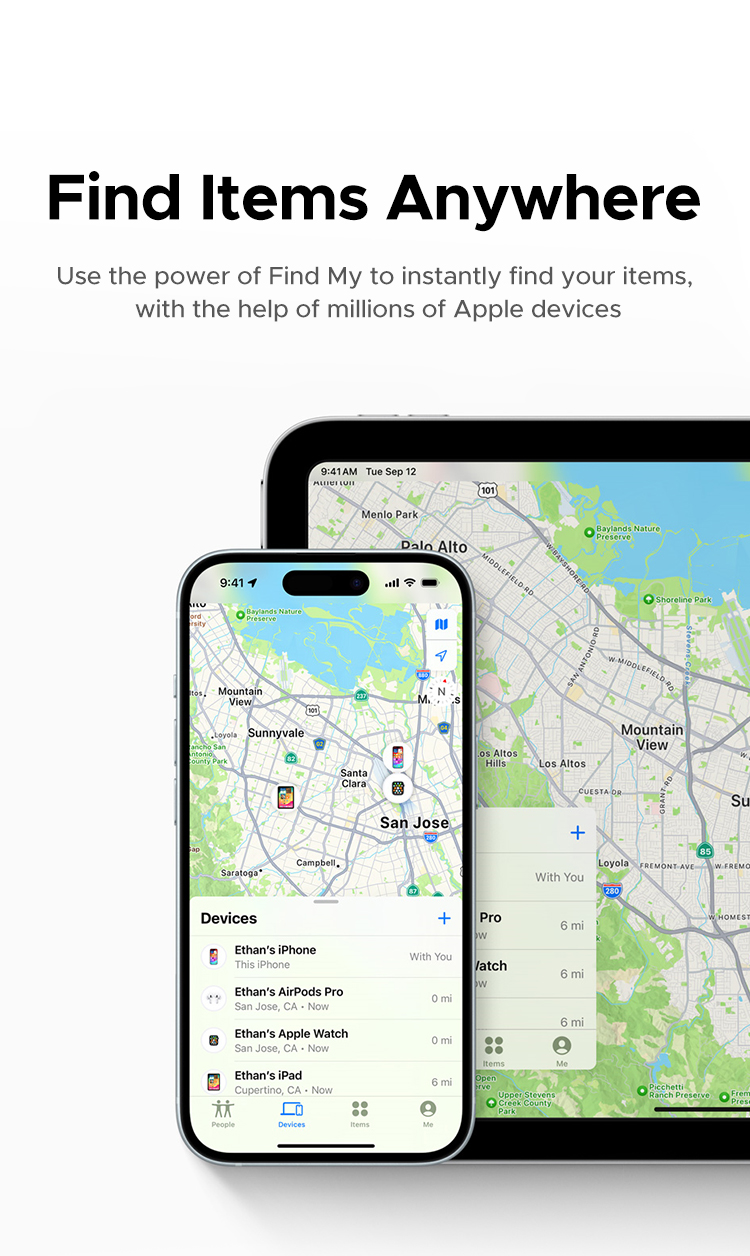 UGREEN Smart GPS Tracker Mini Tracking Device For Apple Find My APP ...