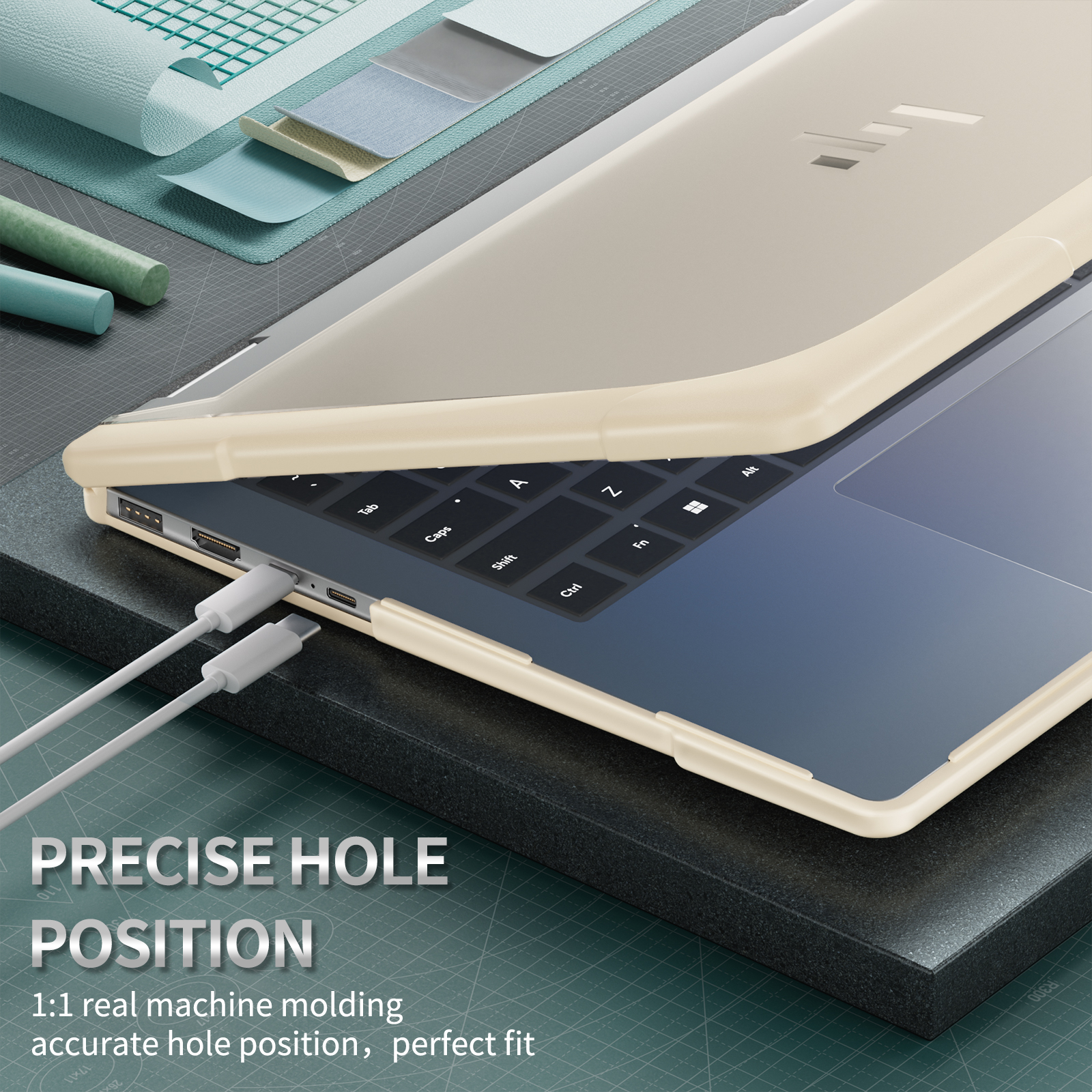 Protective Case for 14" HP Envy X360 2-in-1 2K Touch-Screen Laptop 2024 ...