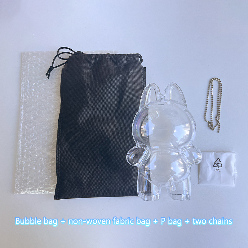 Acrylic Protective Case for LABUBU The Monsters Standing&Sitting Clear ...