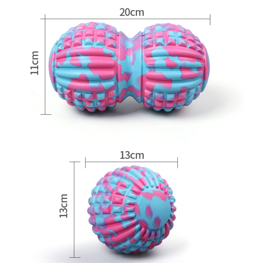 SunnyFit Peanut Massage Ball Fantastic Colors Muscle Pain Relief Deep ...