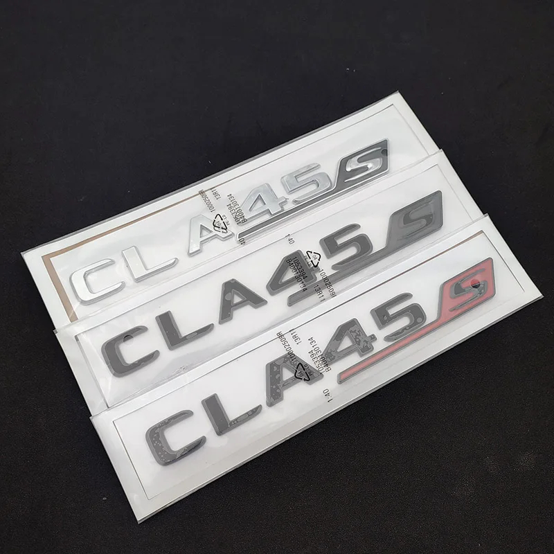 3D ABS Chrome For Mercedes CLA 45 S AMG C117 C118 CLA45S TURBO Car ...