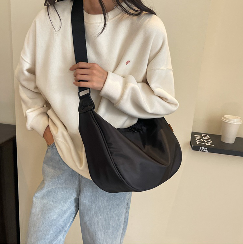 MENSPE Shoulder Bag Men Crossbody Bag Dumpling Bag Large Capacity ...